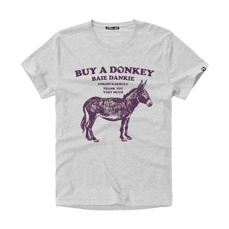 Buy a Donkey printed Cotton T-shirt – AfrikaJoe